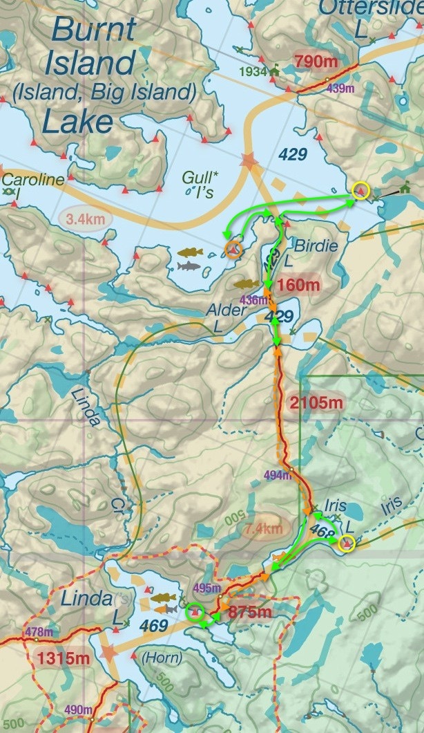 Trip-log#82 - Day 3 - Day-trip to Burnt Island Lake